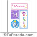 Merary - Significado de Merary