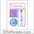 Claudia - Significado de Claudia