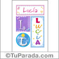 Lucía - Significado de Lucía