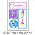 Shaira - Significado de Shaira