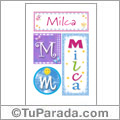 Milca - Significado de Milca