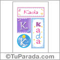 Kada - Significado de Kada