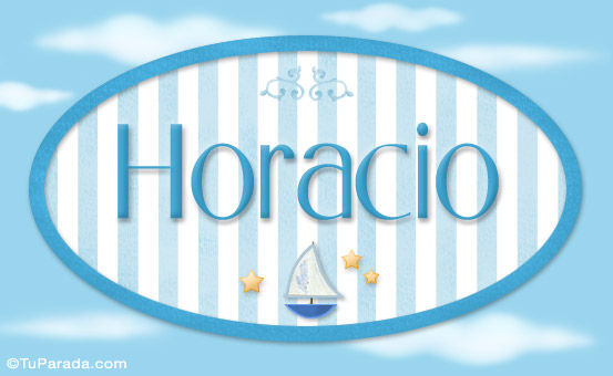 Horacio, nombre de bebé, nombre de niño, tarjetas de Niños - Nombres ...