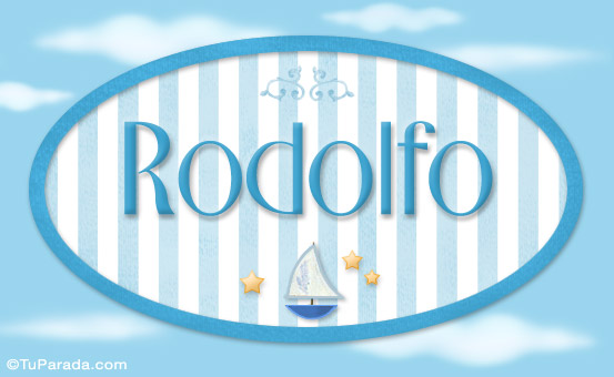 Rodolfo, nombre de bebé, nombre de niño, tarjetas de Niños - Nombres ...
