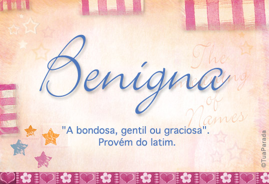 Benigna - B, cartões