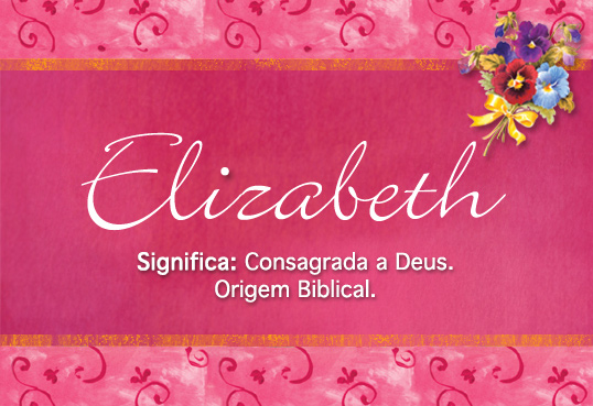 Elizabeth - E, cartões