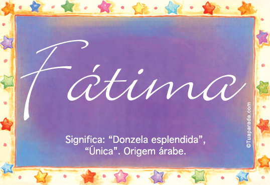 Fátima - F, cartões