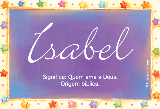 Isabel - I, cartões