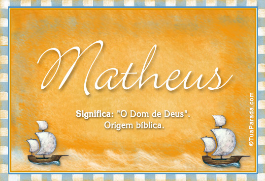 Matheus - M, cartões