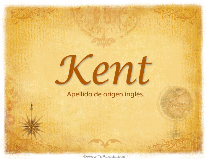Kent, tarjetas de Apellidos con K