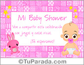 Tarjetas de Baby Shower, postales de Baby Shower