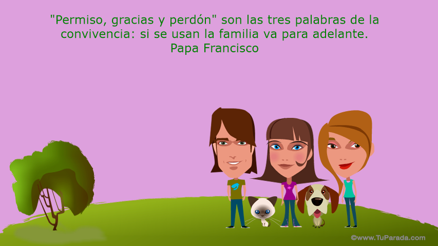 Familia, tarjetas de Frases célebres