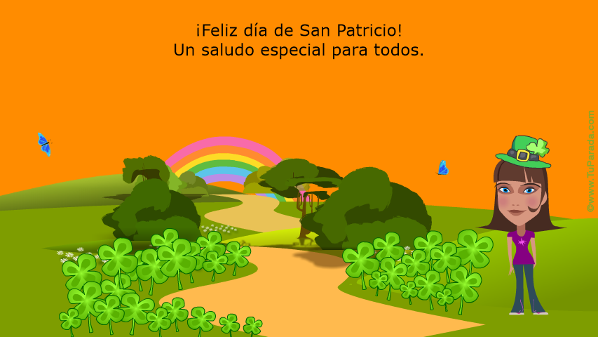 San Patricio para todos, tarjetas de San Patricio