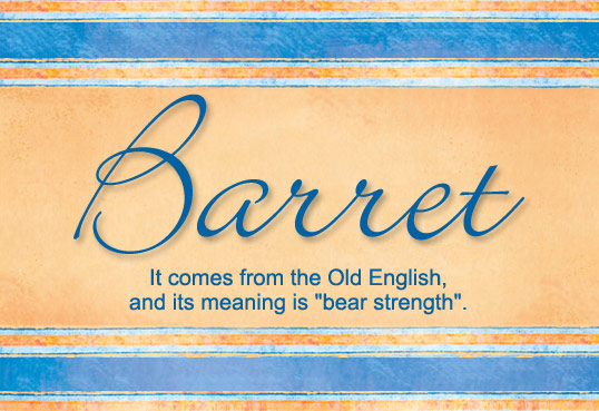 Barret Name Meaning - Barret name Origin, Meaning of the name Barret