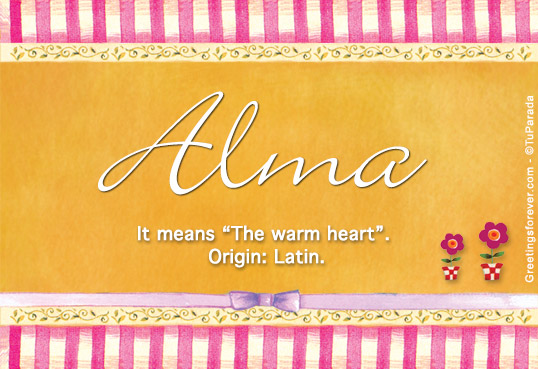 Alma - A, ecards
