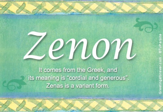 Zenon Name Meaning - Zenon name Origin, Name Zenon, Meaning of the name ...