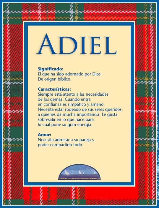 Adiel, tarjetas de A