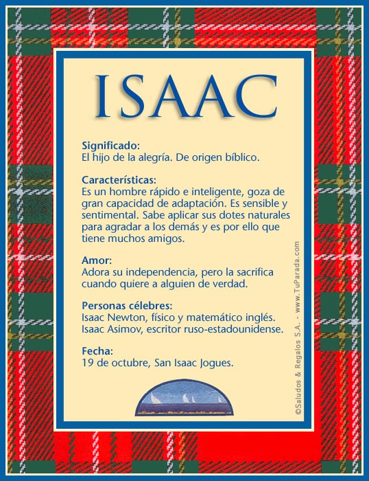Isaac - I, tarjetas