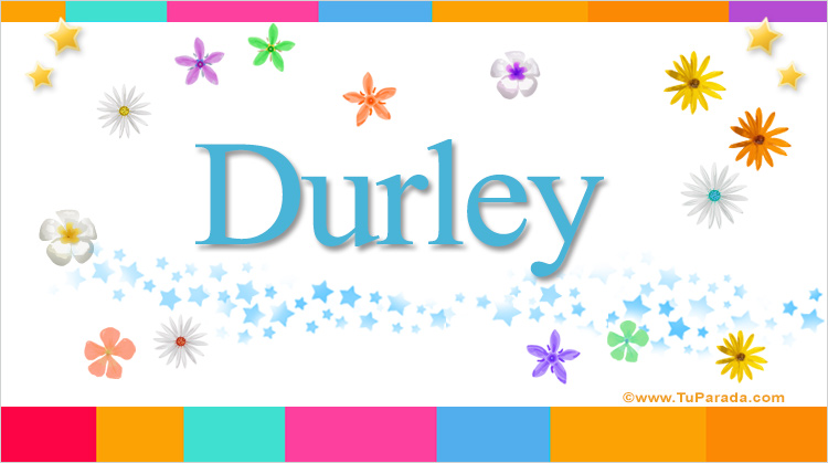 Durley, tarjetas de Nombres populares de mujer