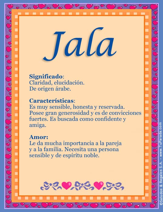 Jala - J, tarjetas